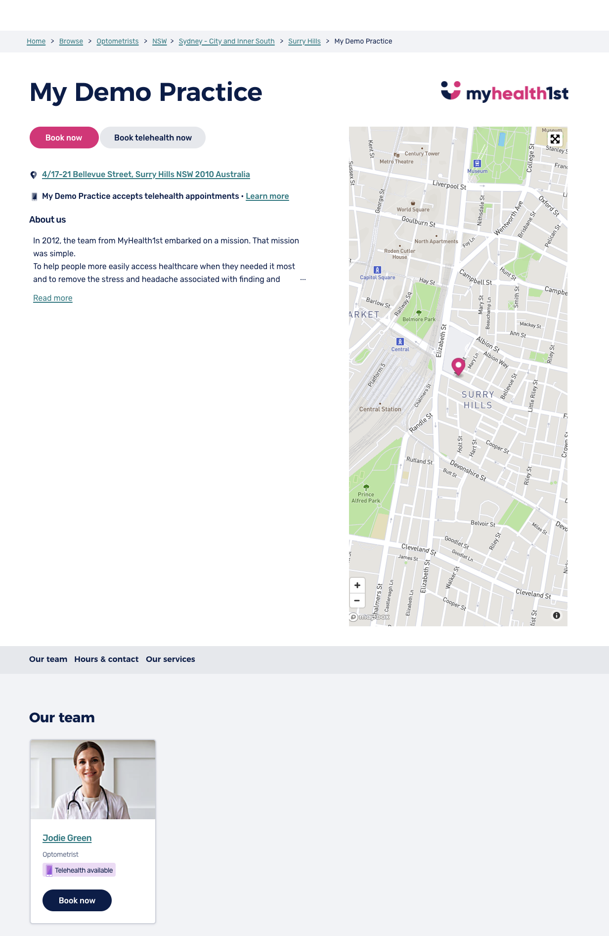 MyHealth1st | How to Finalise/Edit Your Practice Profile